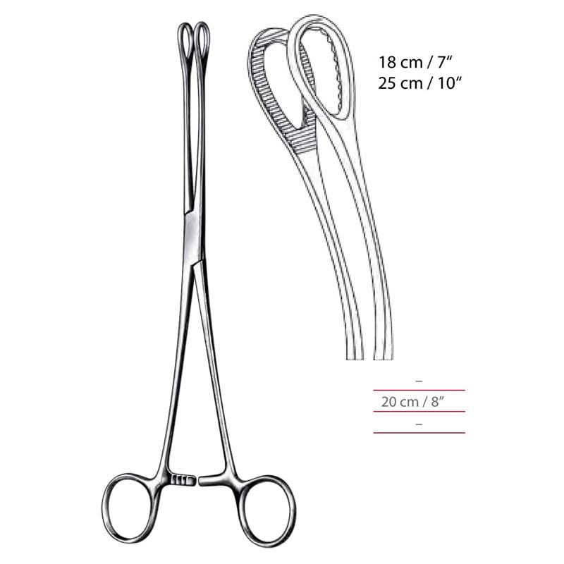 Foerster Hemostatic Forceps Curved Serrated Jaws Surgical Instruments ...
