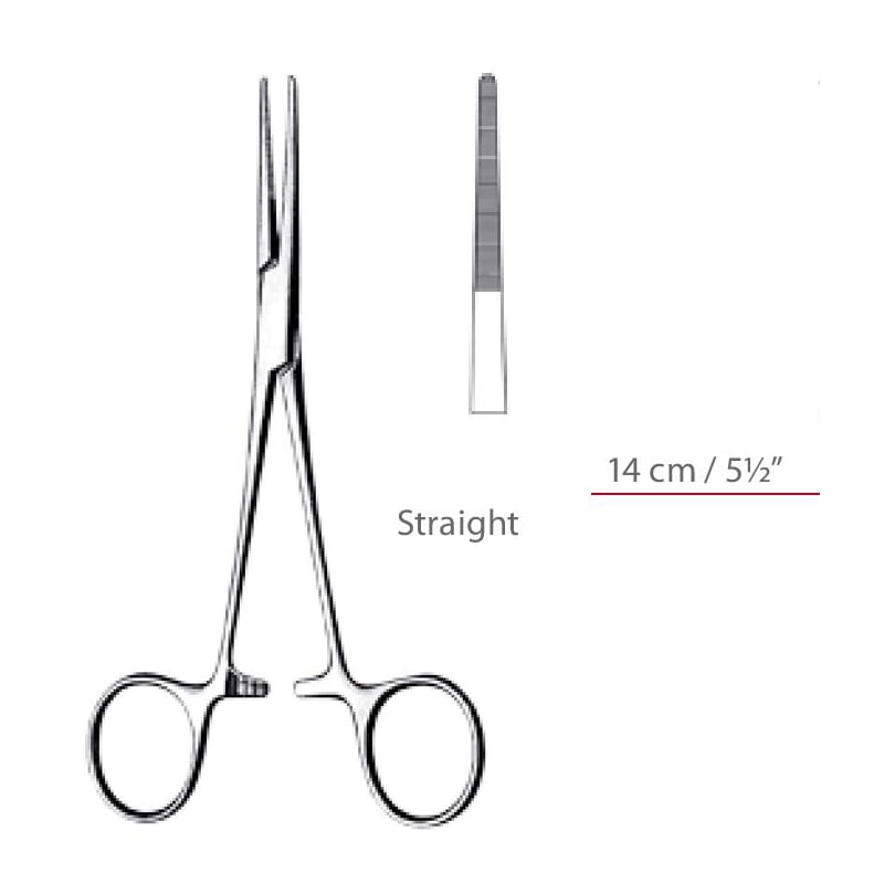 Kelly Delicate Hemostatic Forceps Straight Surgical Instruments Veterinary Tool - EPISURG Group ...