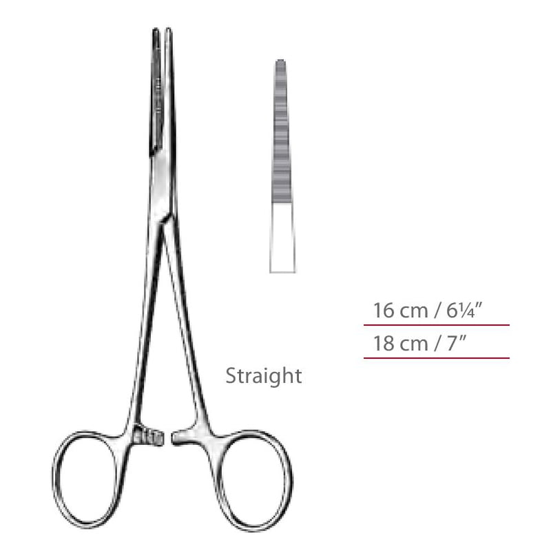 Kelly-Rankin Delicate Hemostatic Forceps Straight Surgical Instruments ...