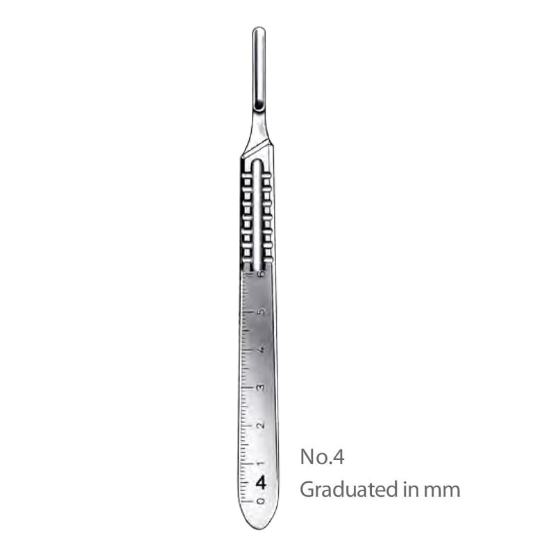 No. 4 Graduated Scalpel Handle Surgical Instruments Veterinary Tools ...
