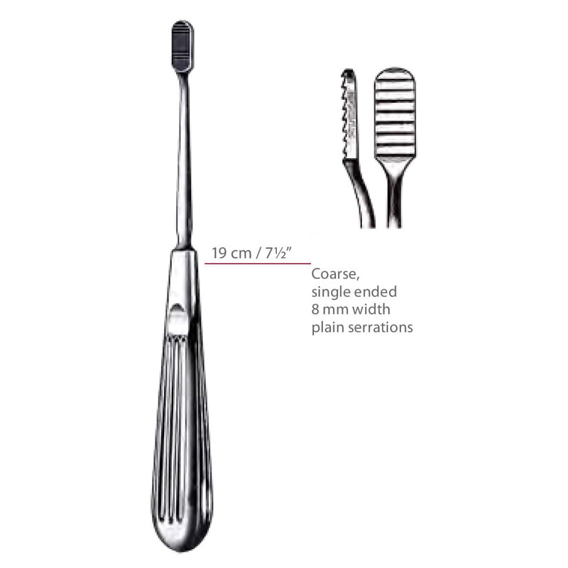 Lewis Rasp Coarse With plane Serrations Bone File Orthopedic Surgical ...