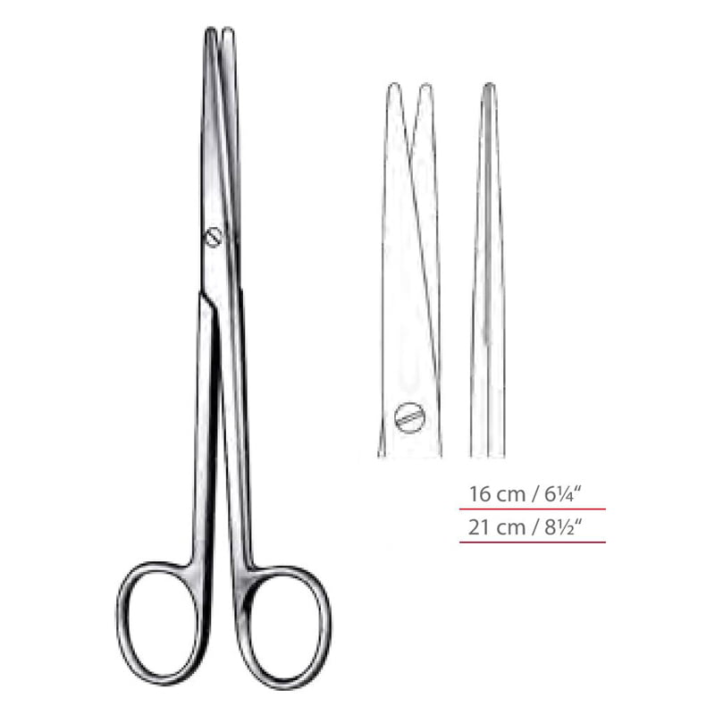 Lexer Dissecting Scissors Straight With Blunt / Blunt Ends Surgical ...