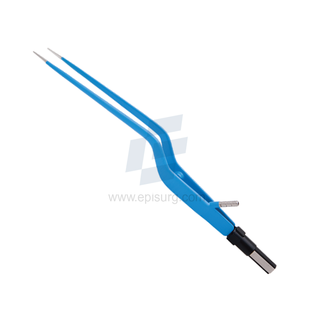 Bayonet Irrigation Bipolar Forceps - Flat Plug Fitting Electrosurgical