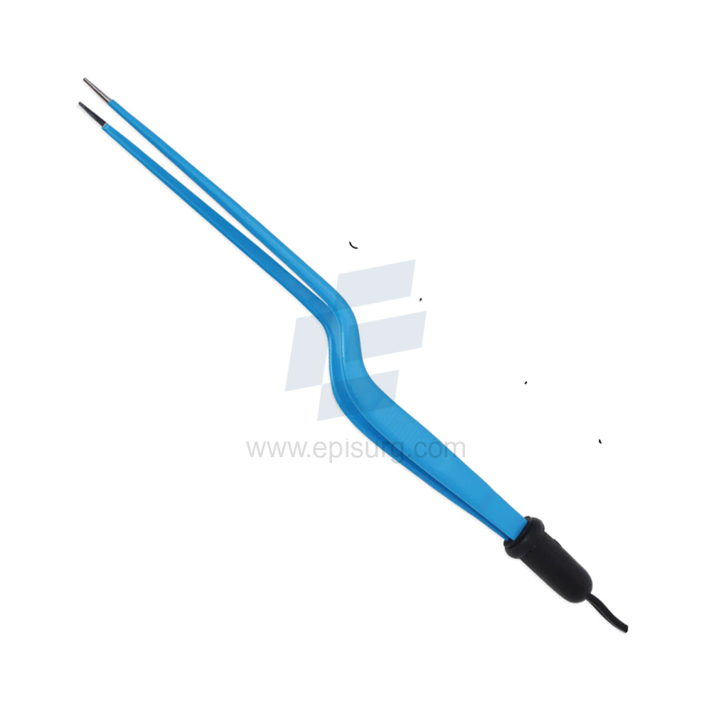 Bayonet Bipolar Forcep Straight Tip - Attached Wire